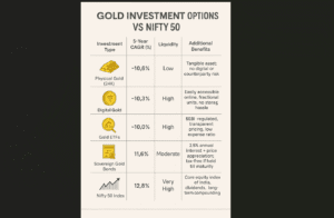 Gold Return vs Nifty 50, which one would have made you richer